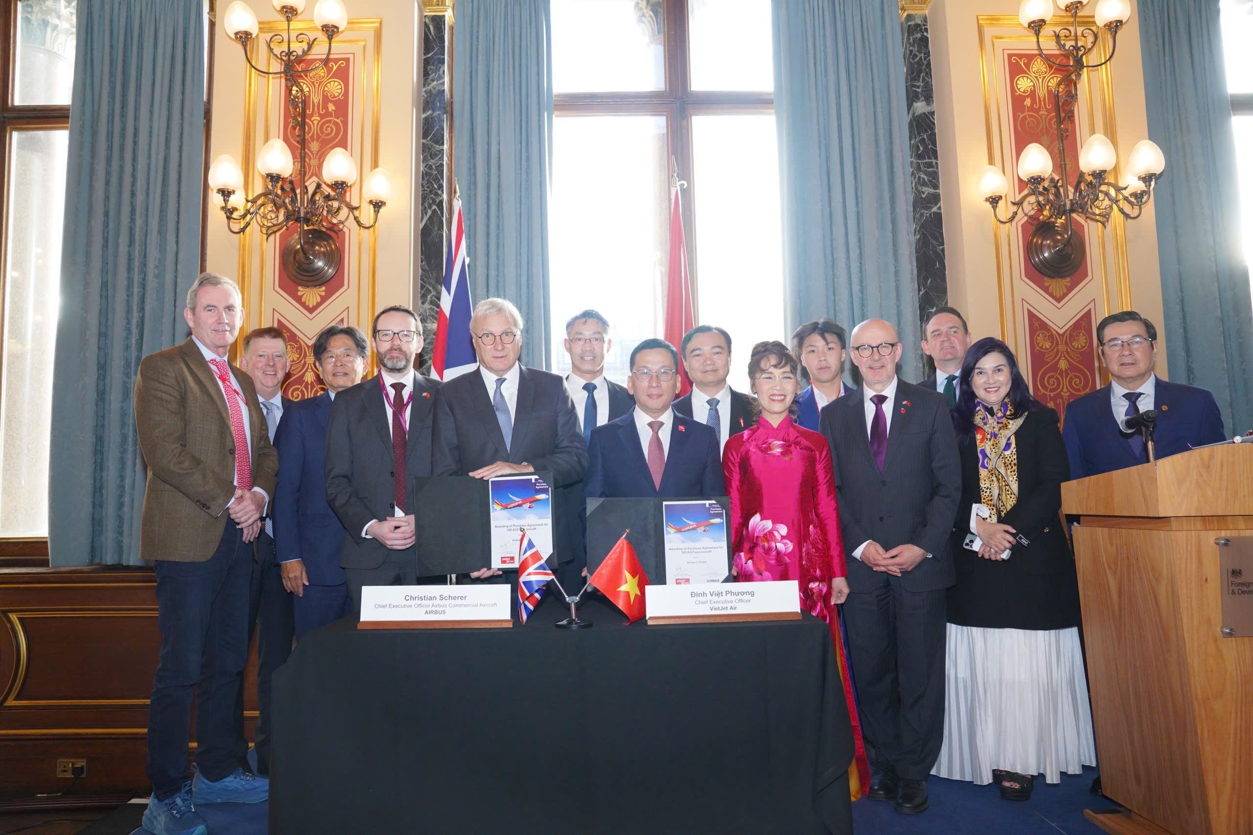 Vietjet Finalises 100 Airbus Aircraft and US$3.8 billion Rolls-Royce Engine