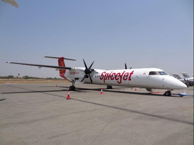 SpiceJet takes delivery of first 90-Seat Q400 Aircraft