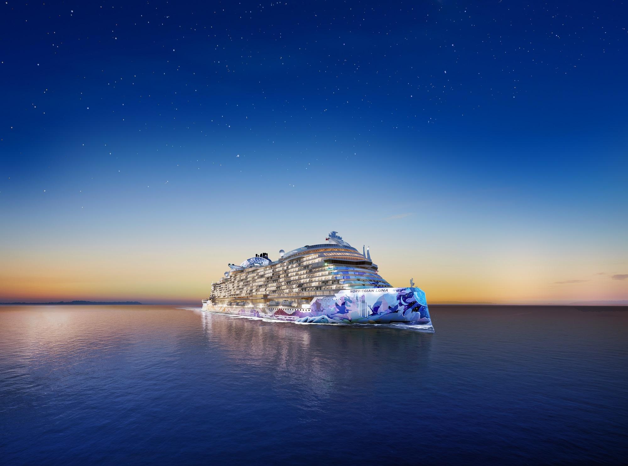 Norwegian Cruise Line unveils its new vessel: Norwegian Luna